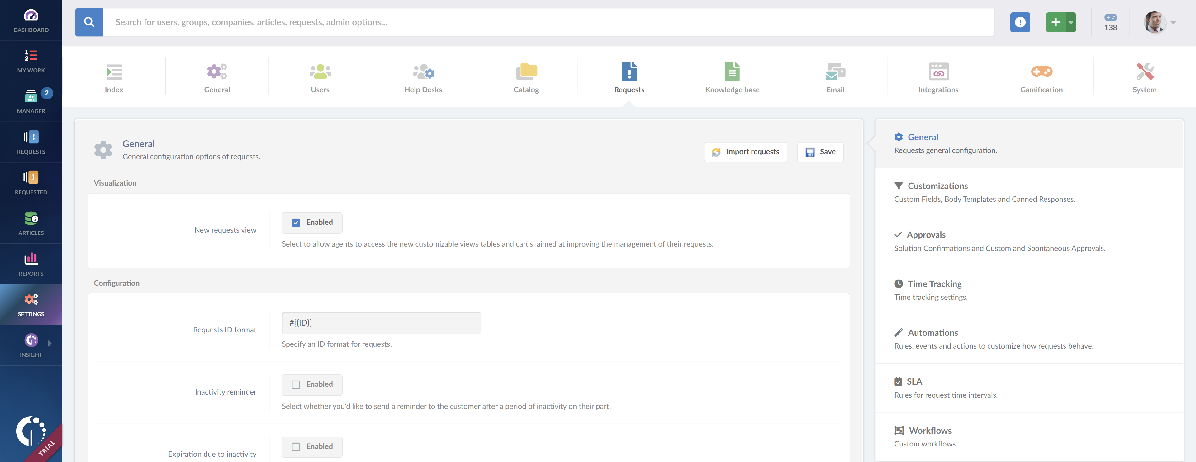 Personaliza las Vistas de Solicitudes de InvGate Service Management
