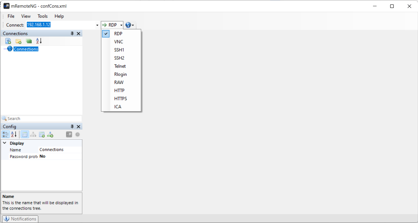mRemoteNG: Using the Remote Connections Manager for Windows