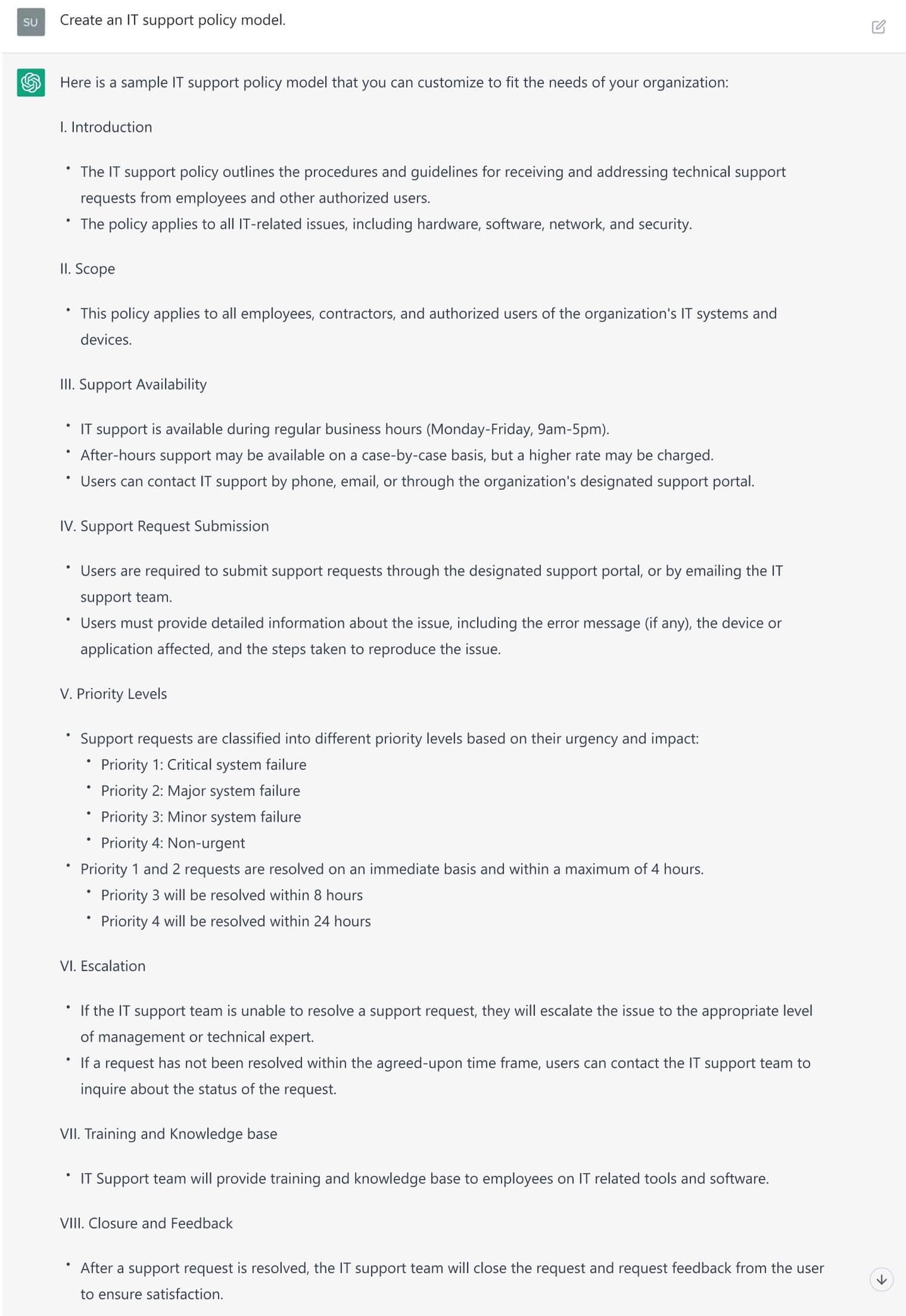 9 Ideas to Use ChatGPT for IT Support