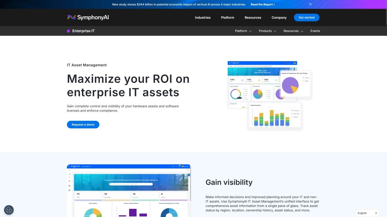 SymphonyAI Asset Management vs. Asset Panda: Overview & Features